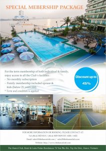 Term Membership – Special Promotion – The Hanoi Club